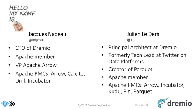 The Future of Column-Oriented Data Processing With Apache Arrow and Apache Parquet | PPT