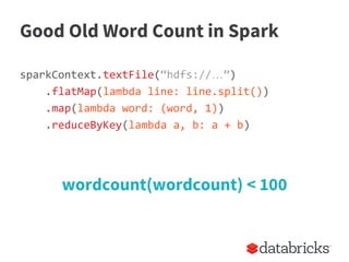 Everyday I'm Shuffling - Tips for Writing Better Spark Programs, Strata San Jose 2015 | PPT
