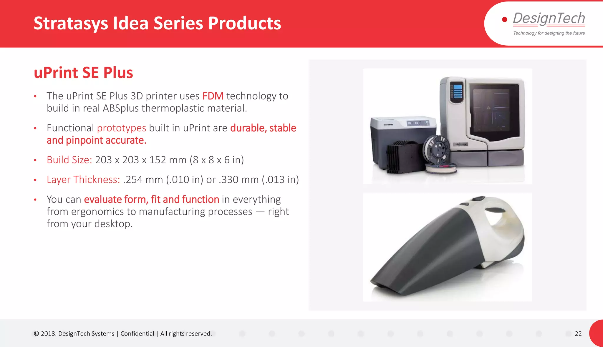 DesignTech Systems - Stratasys Corporate Presentation | PPTX