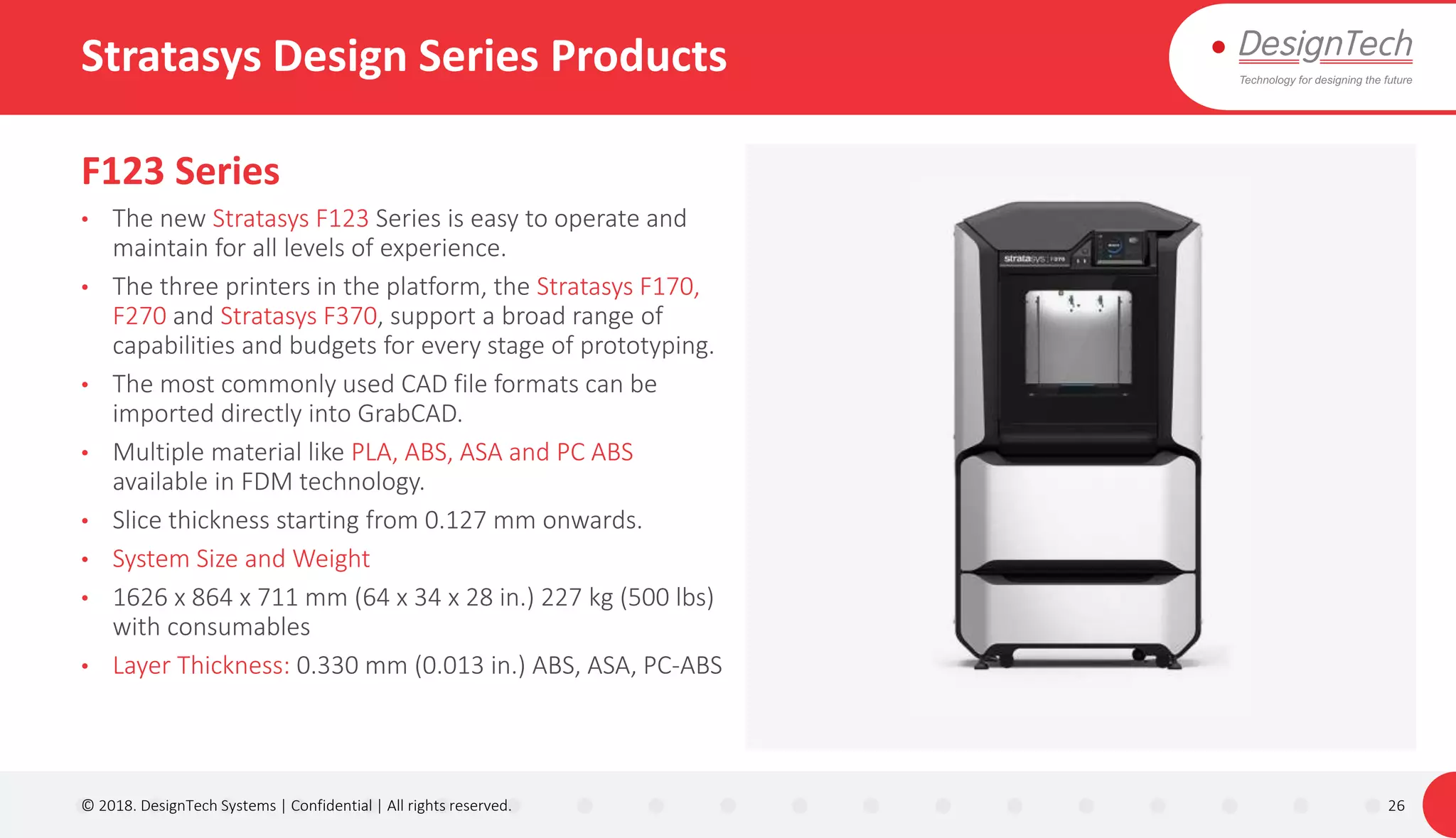 DesignTech Systems - Stratasys Corporate Presentation | PPTX