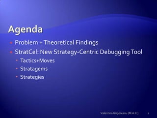 StratCel: A Strategy-Centric Approach to the Design of End-User Debugging Tools | PPTX | Web ...