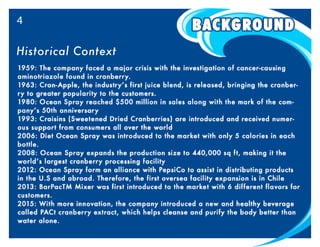 Ocean Spray Strategic Plan | PDF