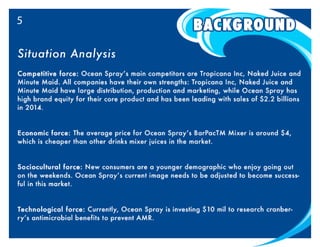 Ocean Spray Strategic Plan | PDF