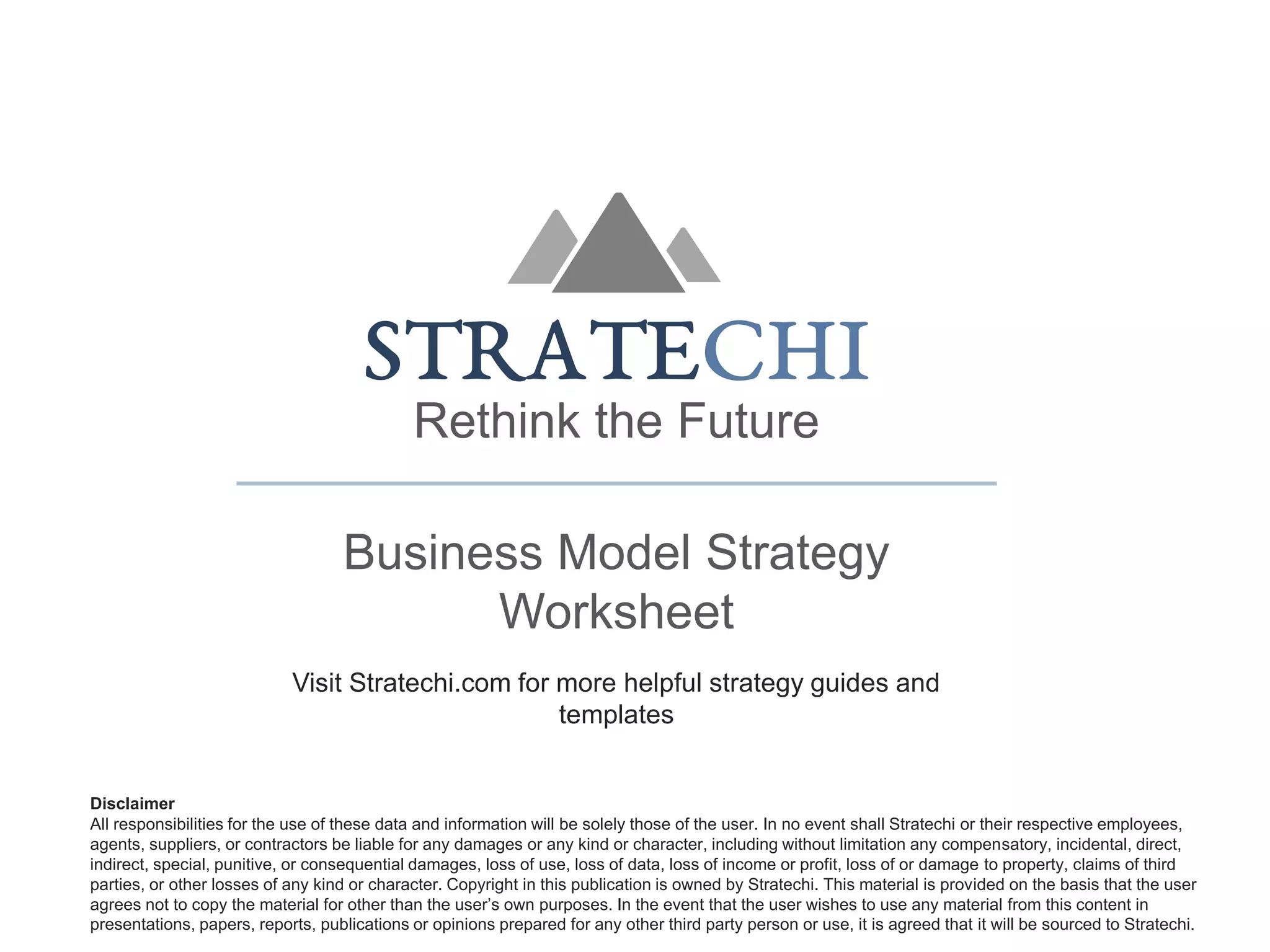 Stratechi - One-page Business Model Worksheet.pptx