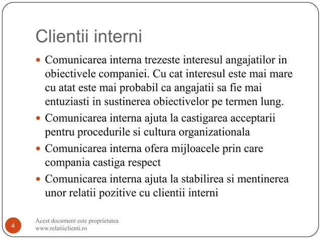 Strategia de comunicare interna | PPTX