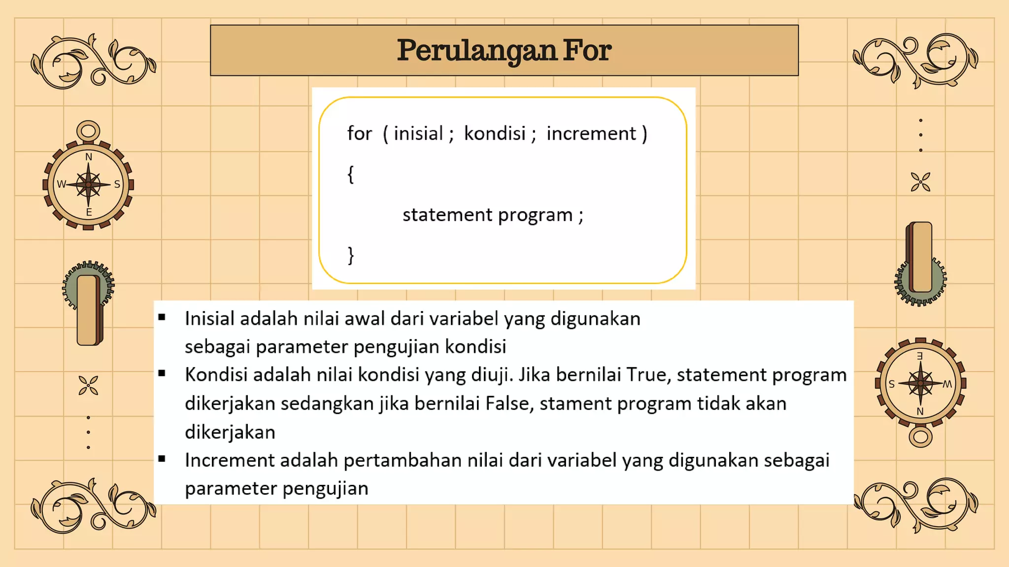 Strategi Algoritmik Dan Pemrograman Perulangan Pptx