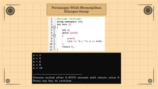 STRATEGI ALGORITMIK DAN PEMROGRAMAN - PERULANGAN.pptx