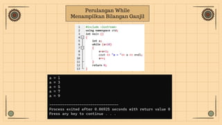 STRATEGI ALGORITMIK DAN PEMROGRAMAN - PERULANGAN.pptx