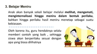 Strategi Belajar : Karakteristik Belajar | PPT