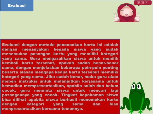 strategi belajar bersama dan peninjauan kembali(pencocokan kartu dan pencocokan indeks kartu ...