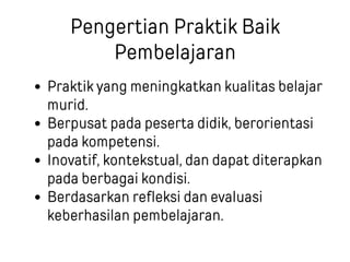 Strategi Berbagi Praktik Baik Pembelajaran | PDF