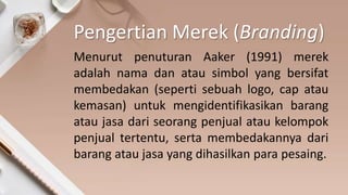 Strategi Branding | PPTX