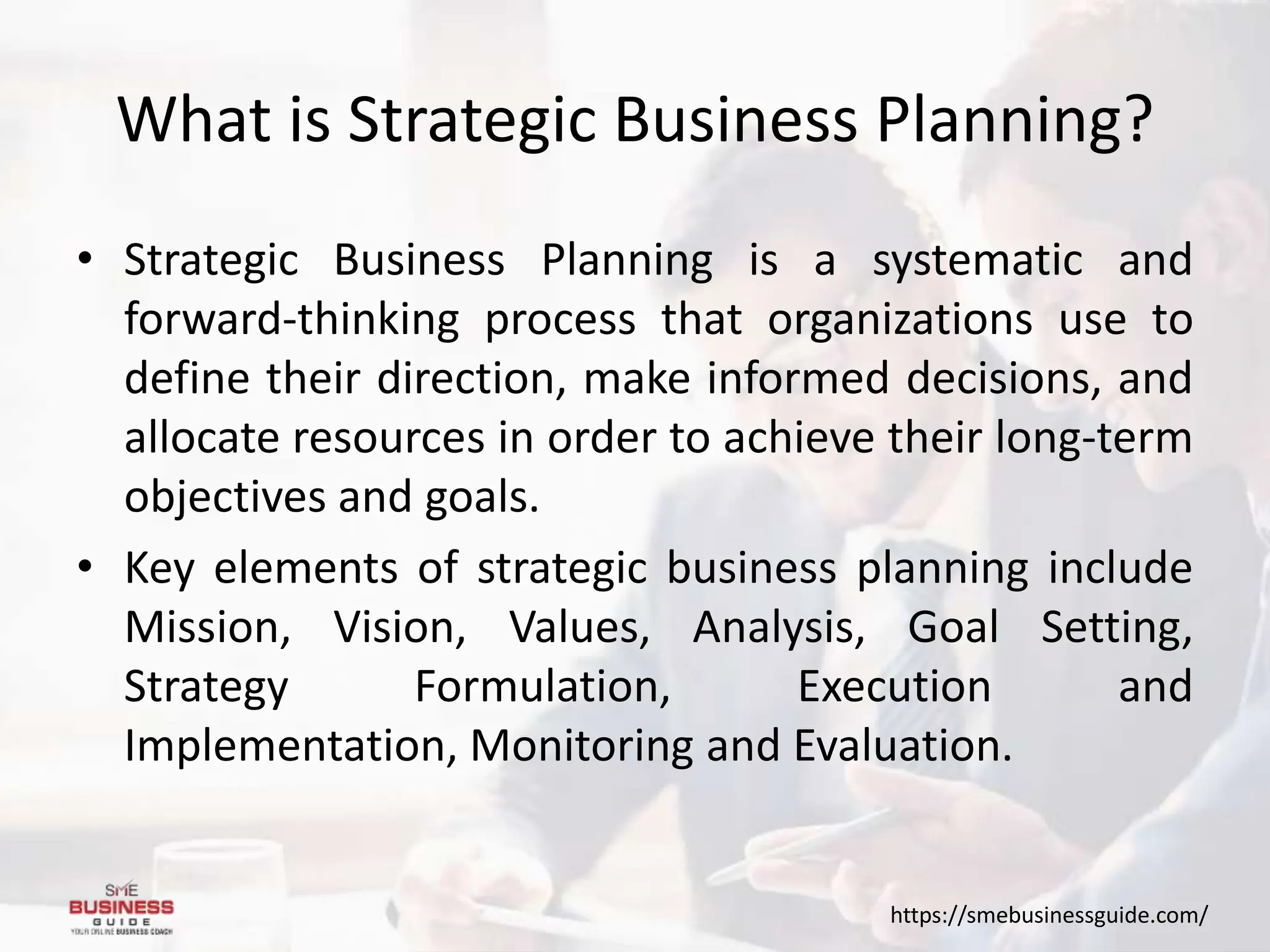 Explore the Steps of Business Strategic Planning Process | PPTX
