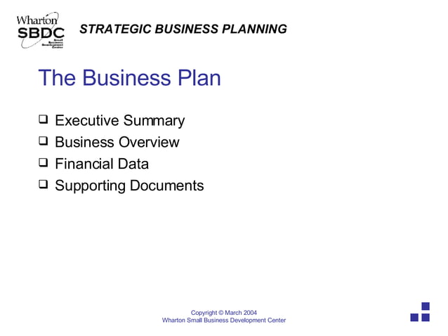 Strategic Business Planning Part 1 | PPT