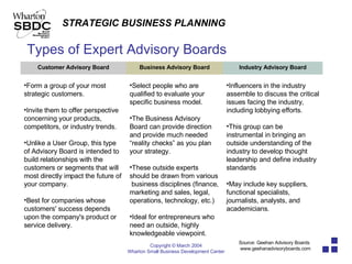 Strategic Business Planning Part 4 | PPT