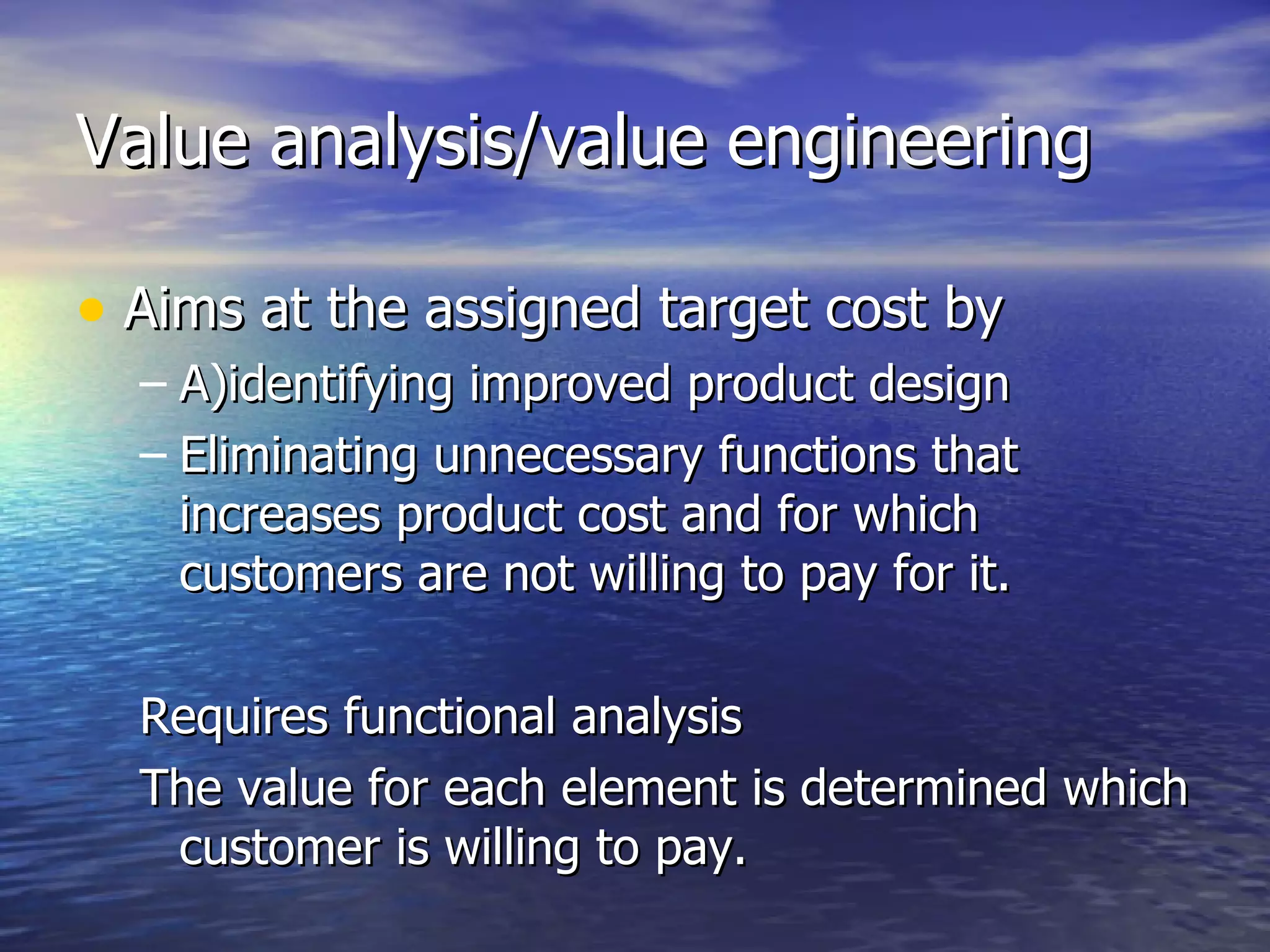 Strategic Cost Management | PPT