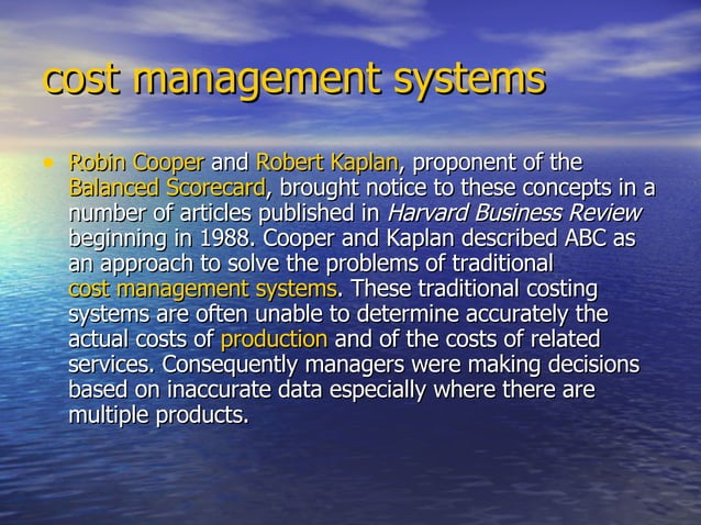 Strategic Cost Management | PPT