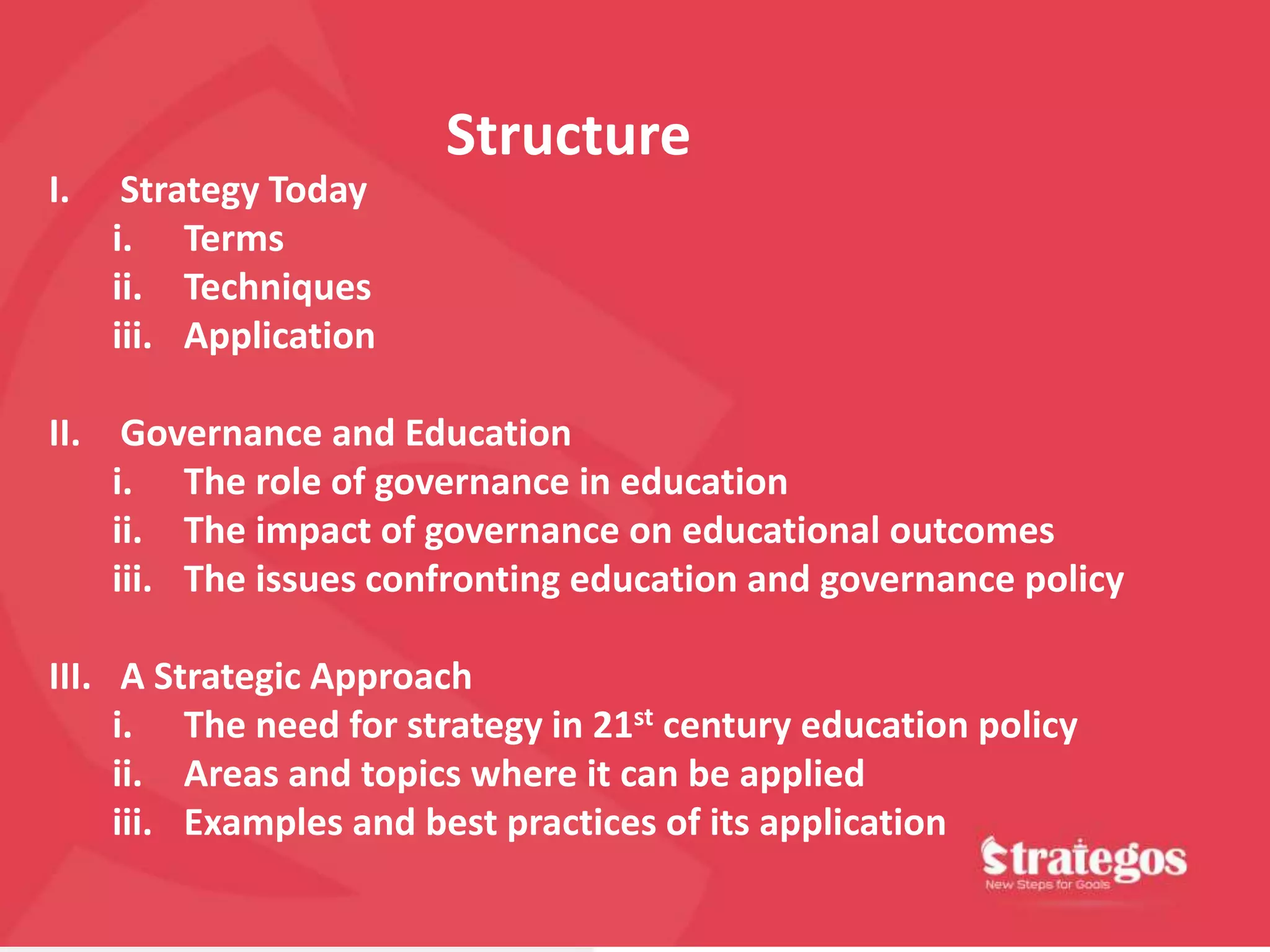 Strategic Education Governance | PPTX