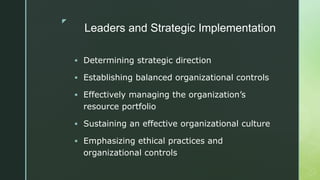 Strategic-Implementation-2.pptx | Business Administration | Business