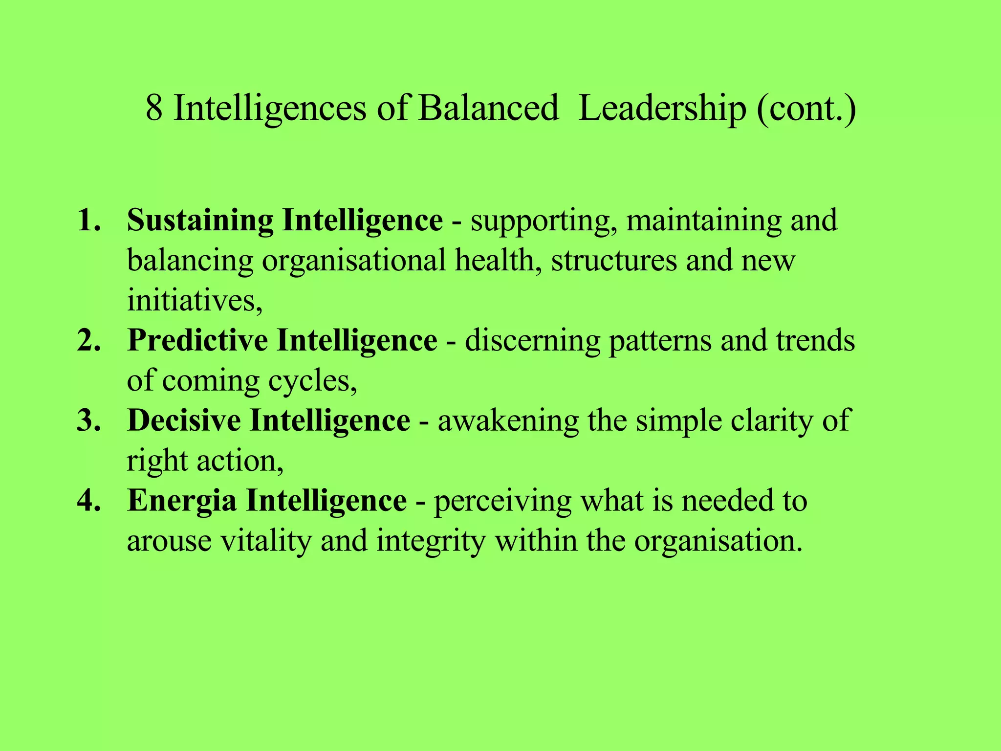 Strategic Leadership Model | PPT