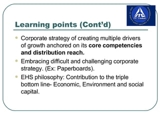 Strategic Management in ITC ltd. | PPT