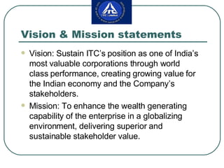 Strategic Management in ITC ltd. | PPT