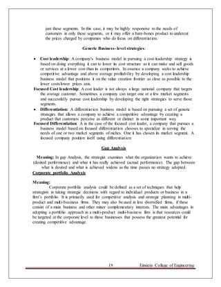 Strategic management - short notes | DOCX