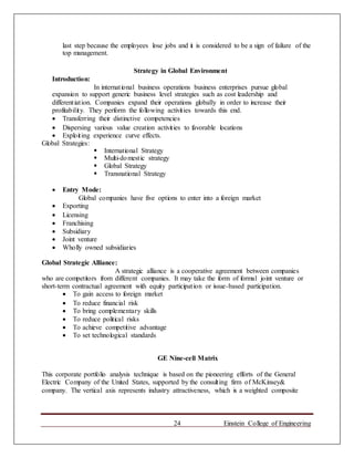 Strategic management - short notes | DOCX