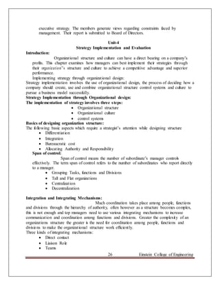 Strategic management - short notes | DOCX