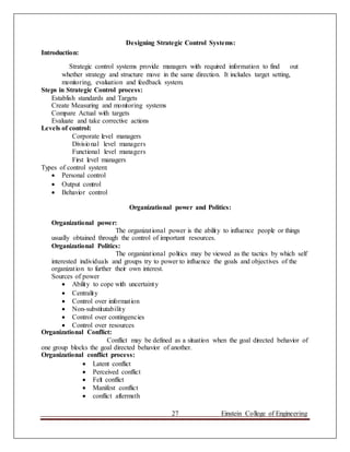 Strategic management - short notes | DOCX