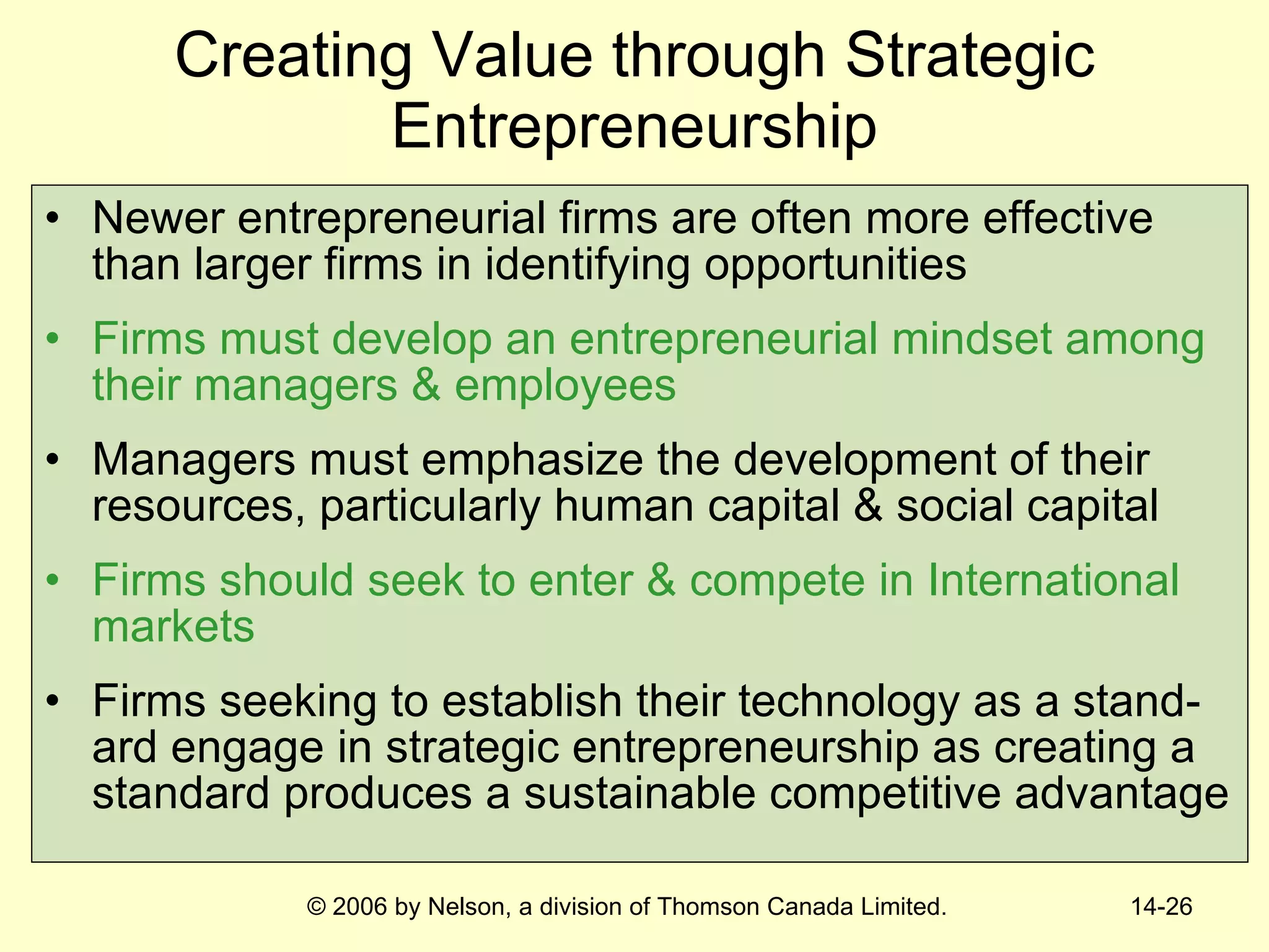 Strategic Management Ch14 | PPT