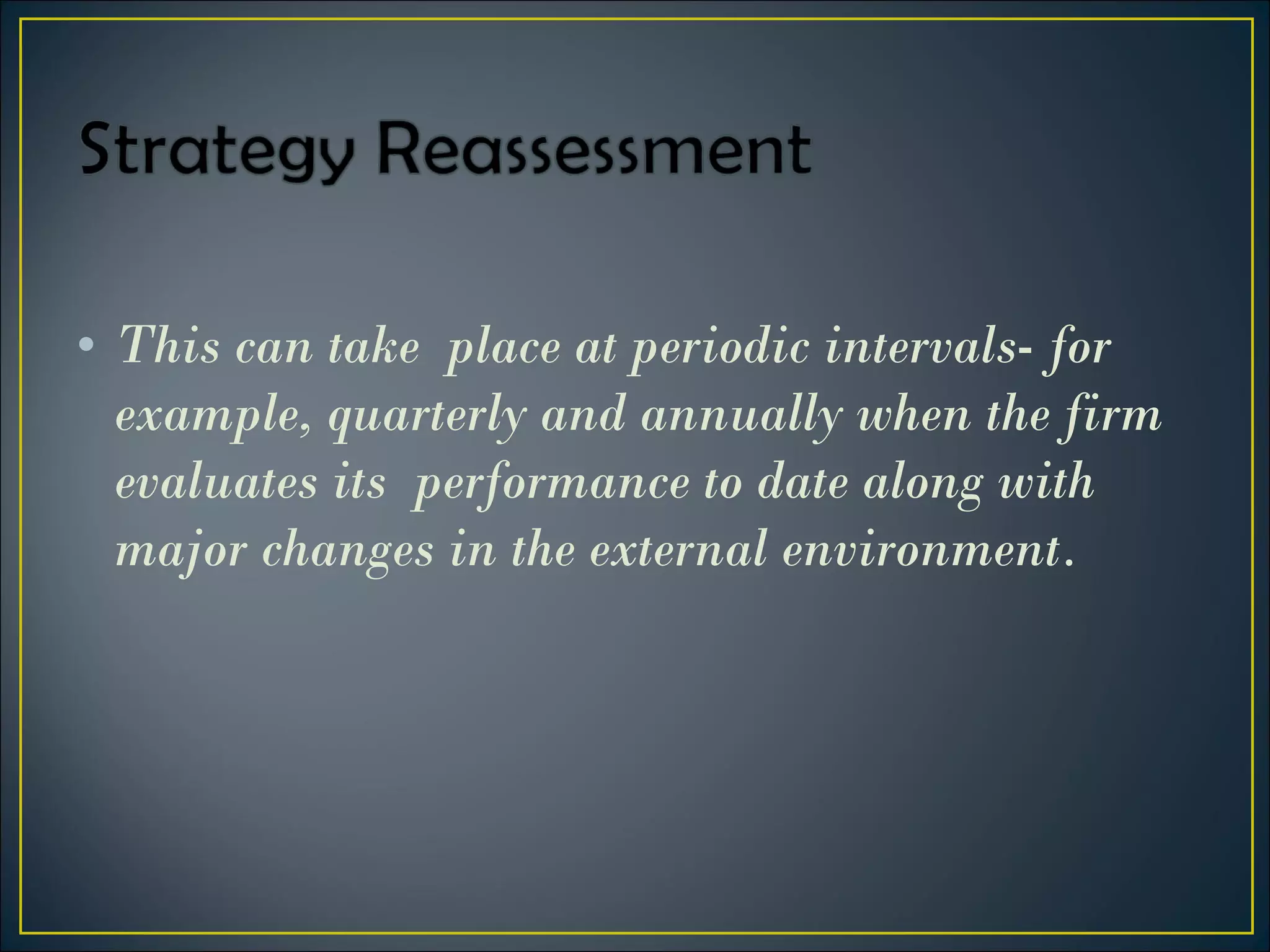Strategic monitoring-system | PPT