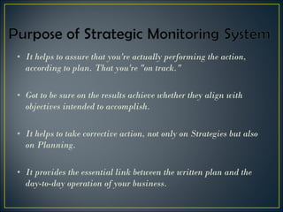 Strategic monitoring-system | PPT