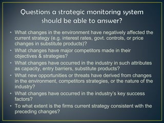 Strategic monitoring-system | PPT