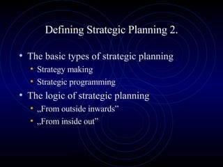 Strategic Planning In Education | PPT