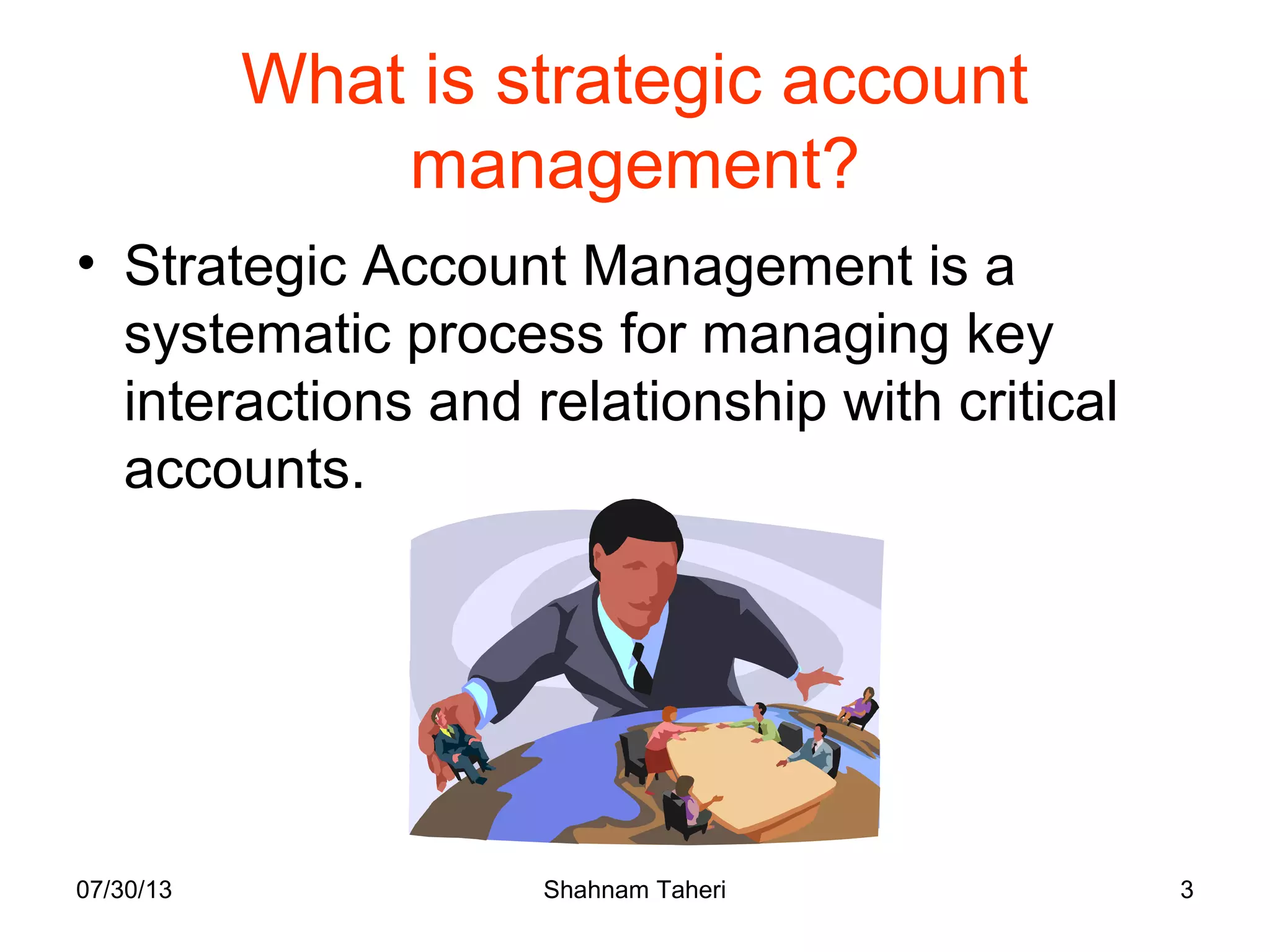 Strategic account management | PPT