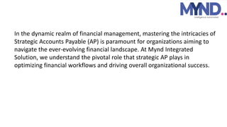 Strategic Accounts Payable: Navigating the Financial Landscape | PPT