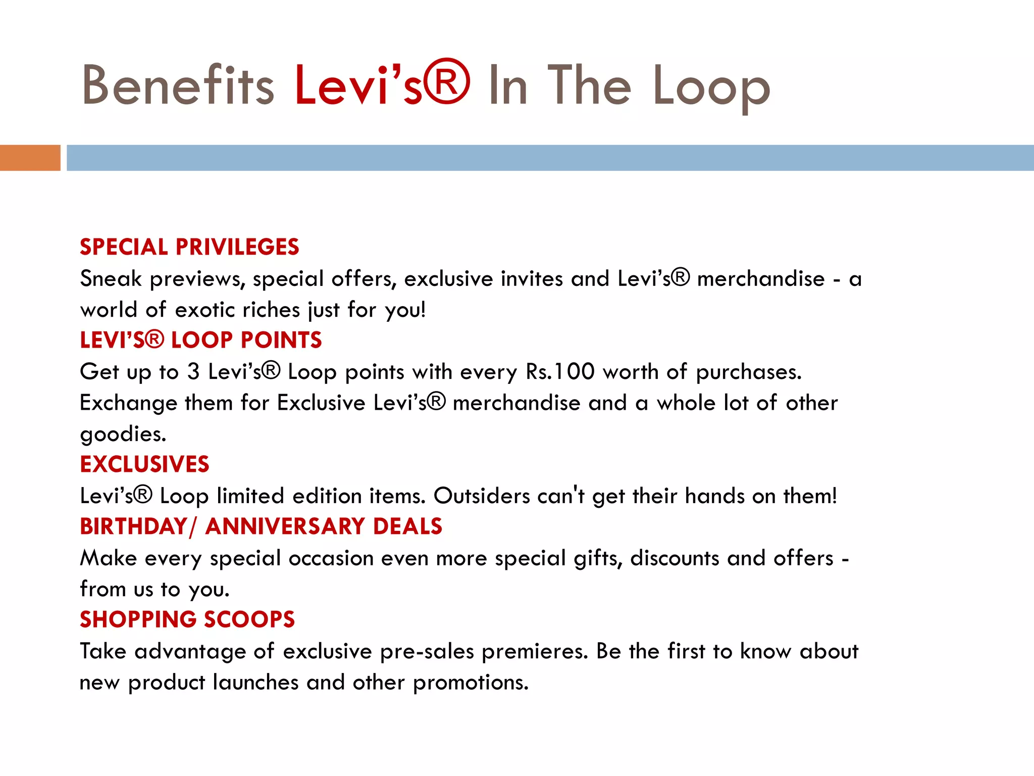 Strategic Advantage in Levi’s | PPTX
