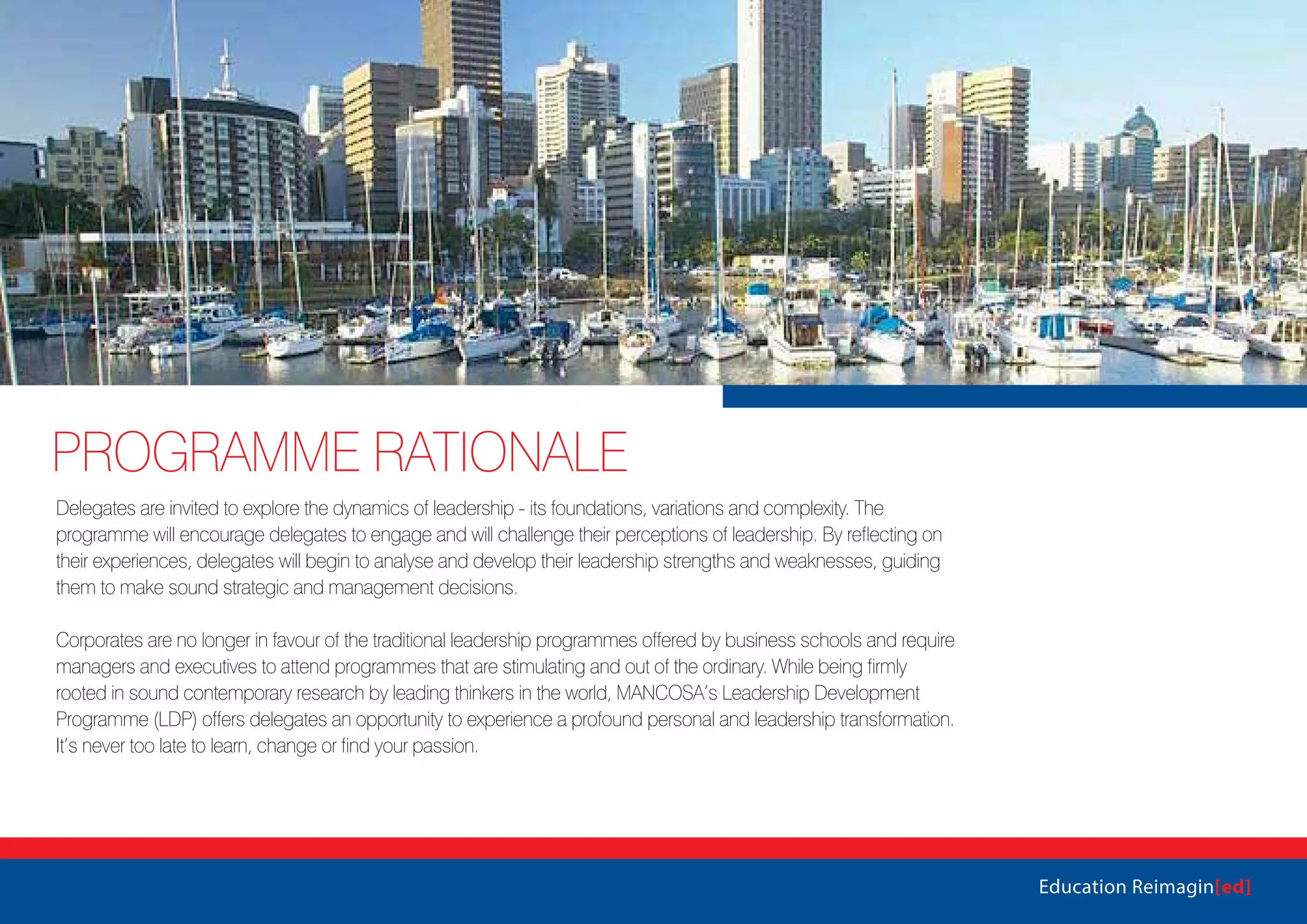 Mancosa Leadership Development Programme Ldp 2015 Pdf