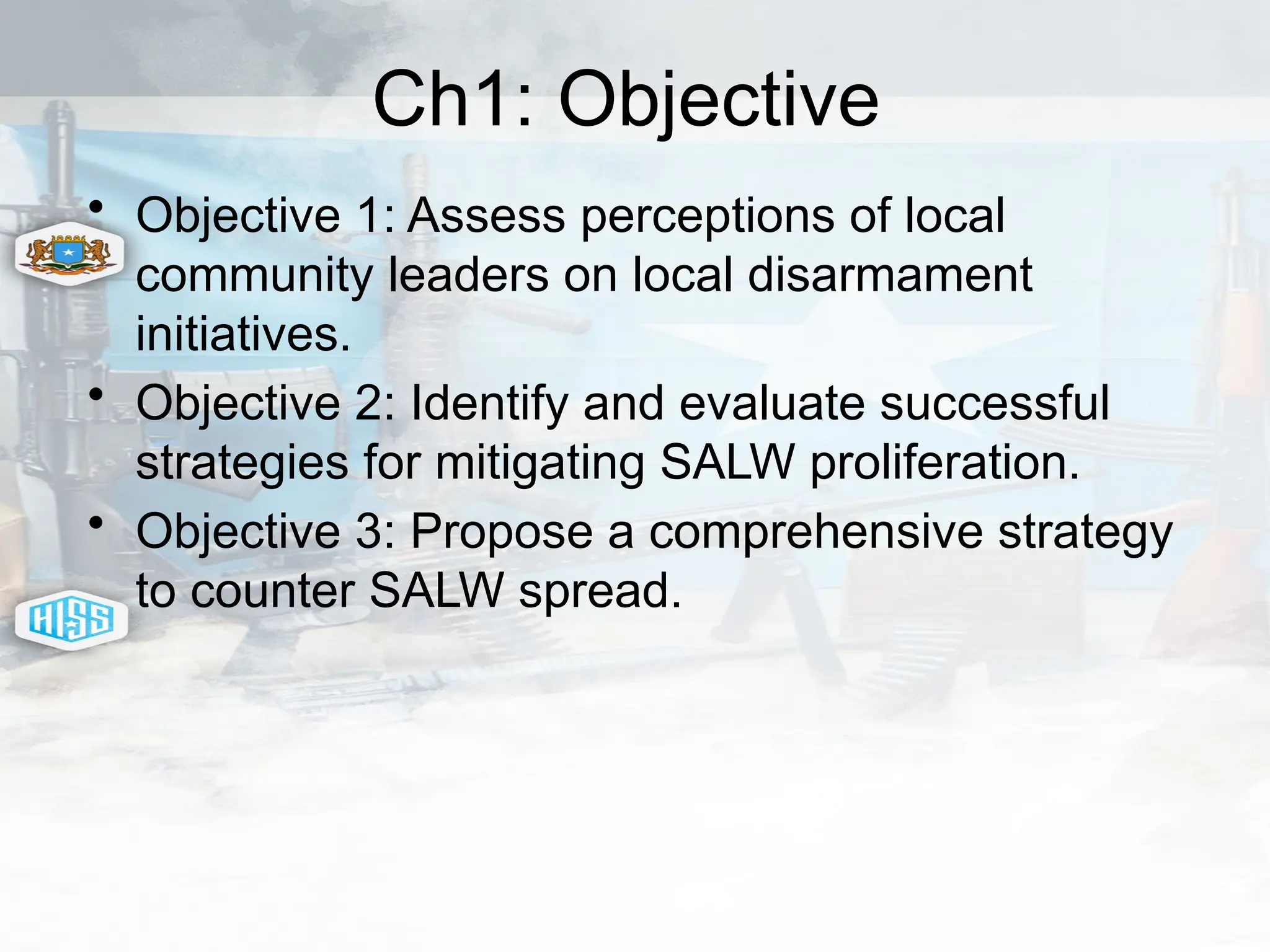 Strategical Approach to Counter the Rapid Spread of Small Arms and ...