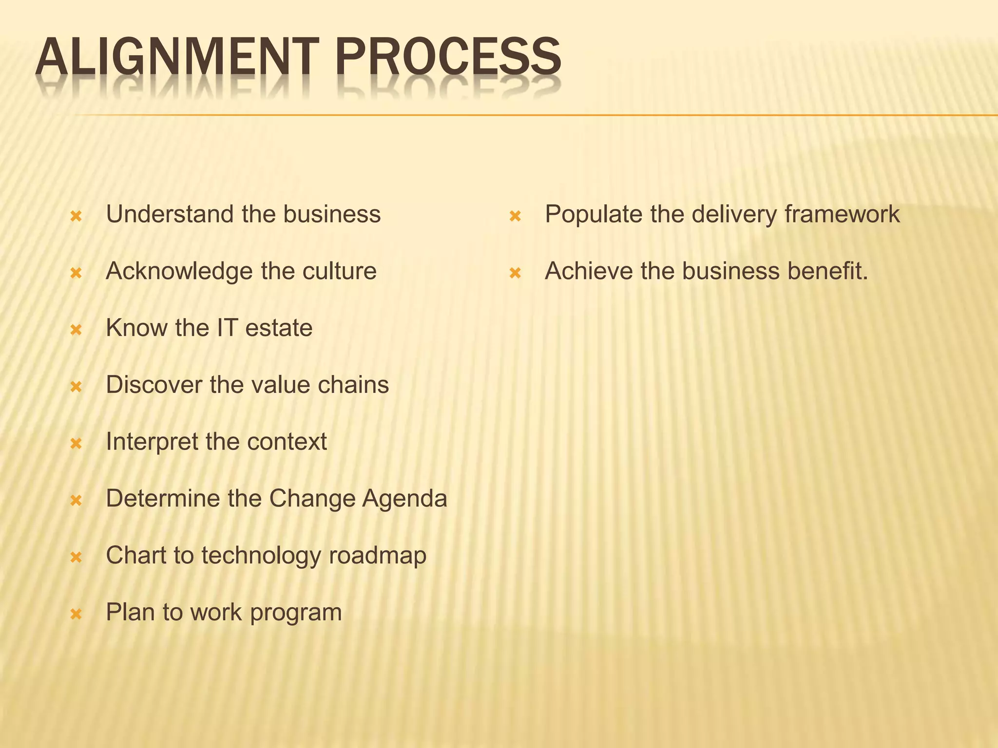 Strategic alignment | PPTX