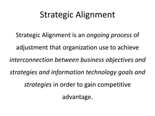 Strategic alignment | PPTX