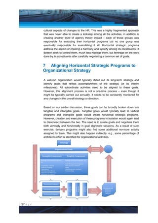 Strategic alignment of horizontal and vertical pmo goals final | PDF