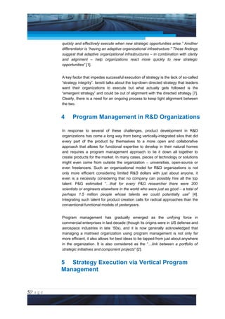 Strategic alignment of horizontal and vertical pmo goals final | PDF