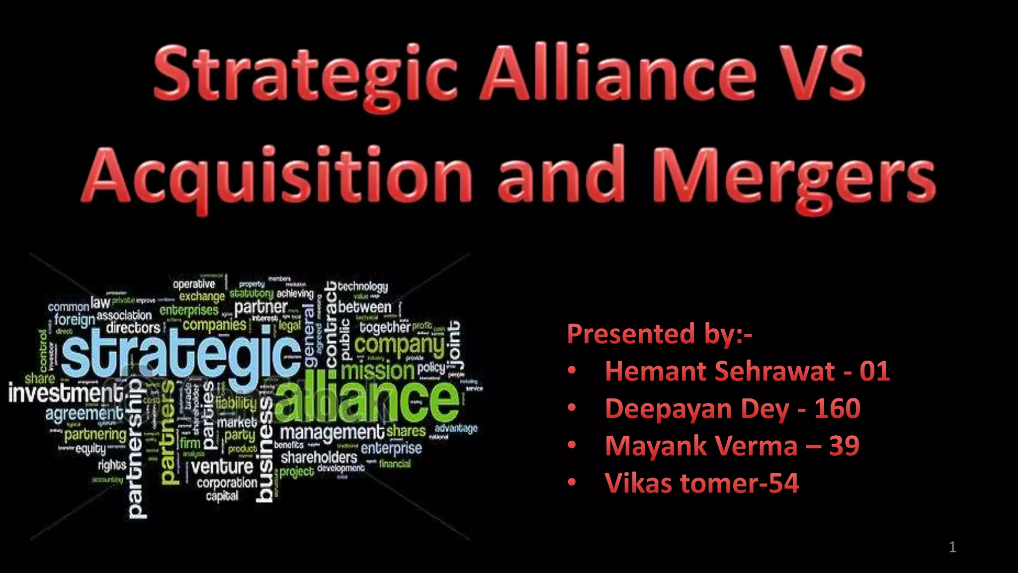 Strategic alliance | PPT
