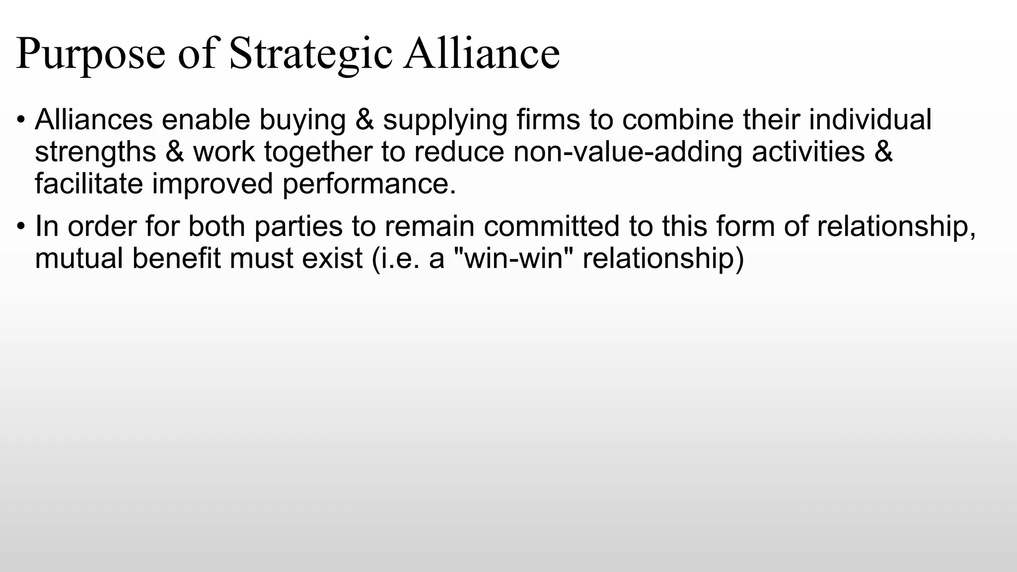 Strategic alliance | PPTX