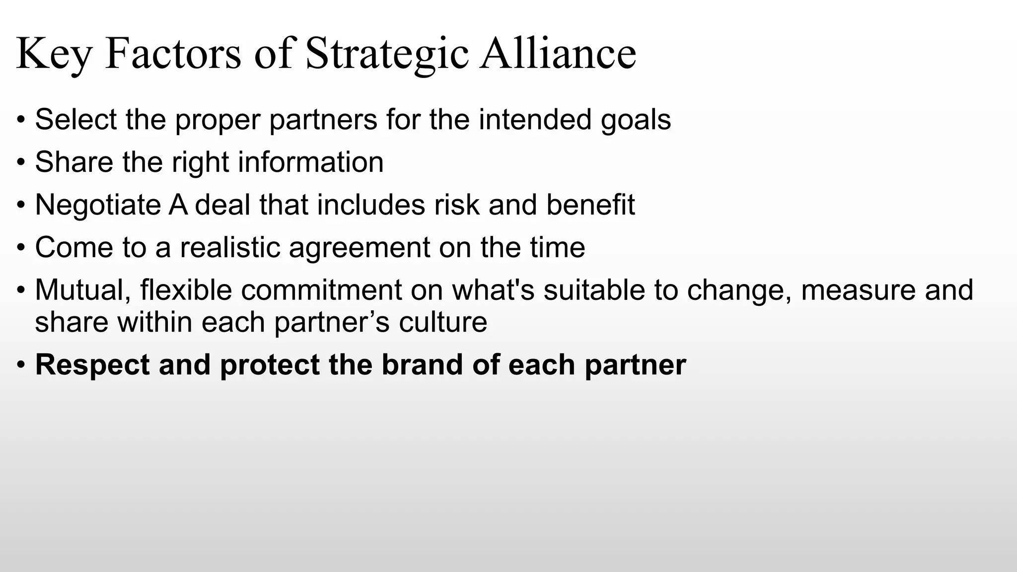 Strategic alliance | PPTX