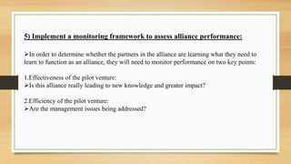 Introduction to Strategic alliance & it's meaning | PPTX