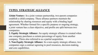 Introduction to Strategic alliance & it's meaning | PPT