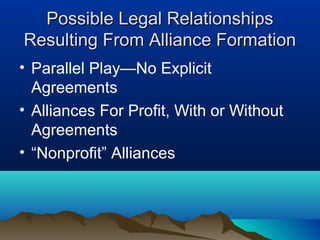 Strategic alliances | PPT
